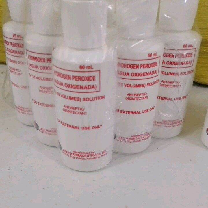 Agua Oxigenada 60ml 3% Hydrogen Peroxide Antiseptic/Disinfectant (1pc ...