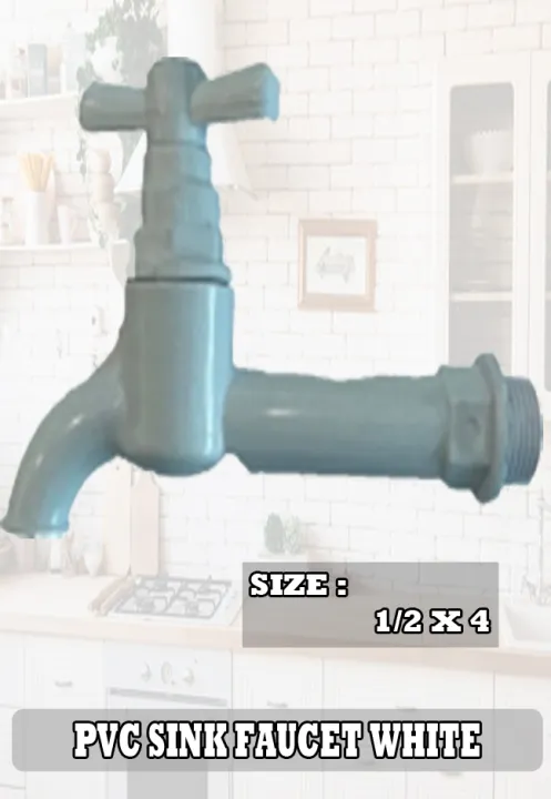WPT-5078 PVC Sink Faucet 1/2x4 Plain Bibb | Lazada PH