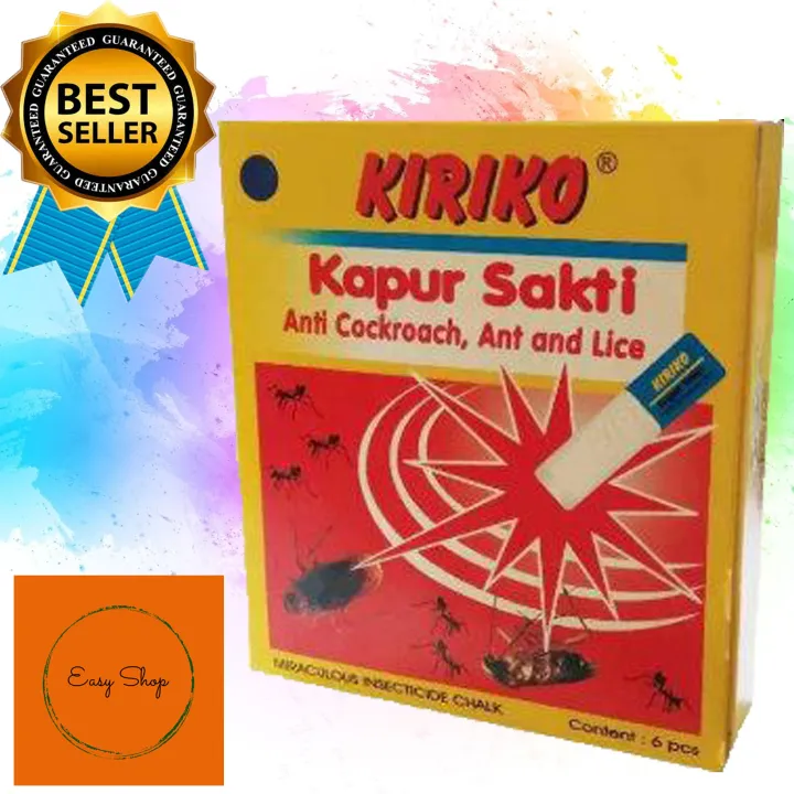 1 Box / 6 Pcs. Miraculous Insecticide Chalk Cockroach Roaches Ants Bug ...