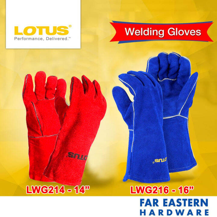 LOTUS Welding Gloves 14" | 16" LTHT | Lazada PH