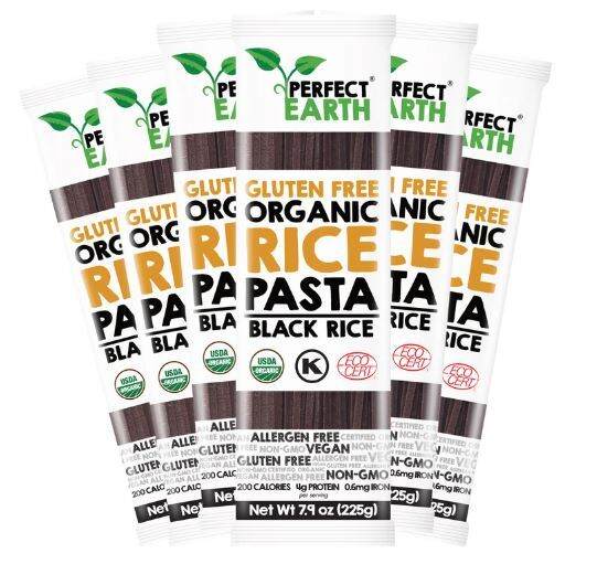 Perfect Earth Organic Rice Pasta Black (225g x 6) | Lazada Singapore