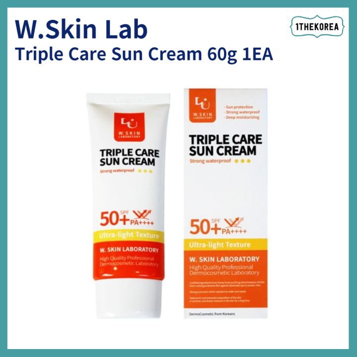 W.SKIN LAB Triple Care Sun Cream 60g Sun Screen EXP 2025 | Lazada