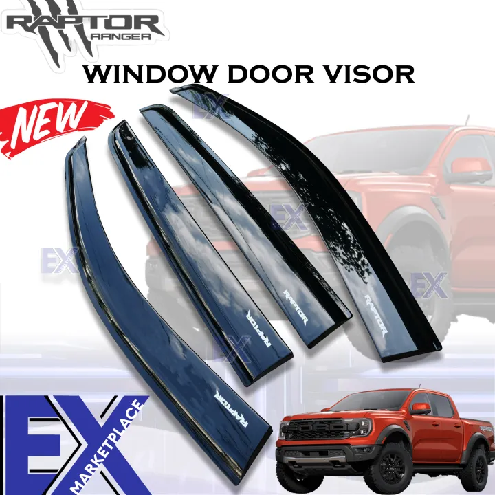 Ford Ranger Rain Visor 2022-Present Model/2nd Generation/Raptor/Rain ...