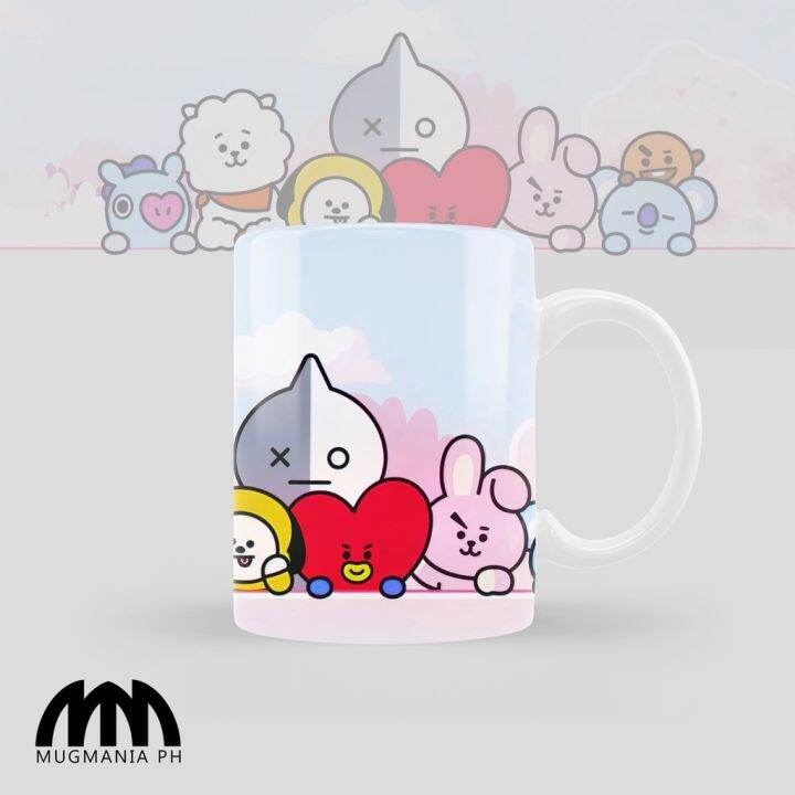 BTS x BT21 Mugs - Mugmania - BTS x BT21 Character - BT21 Character V2 ...