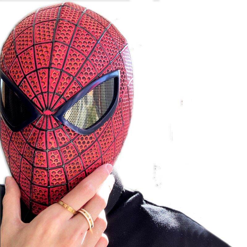 Marvel The Amazing Spider-Man Mask with Headshell 1:1 3D Handmade ...
