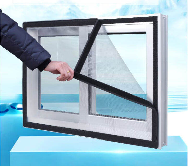 [COD] Screen door anti-mosquito invisible folding large screen window ...