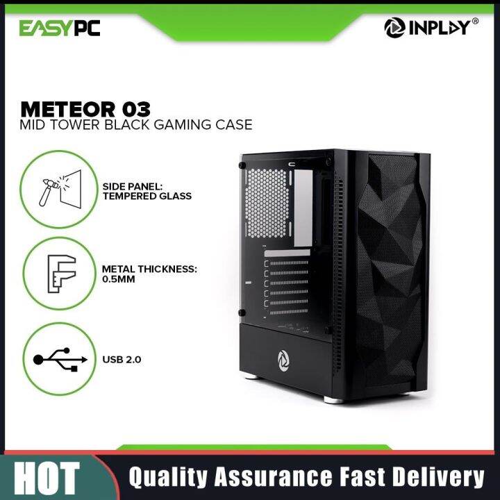 InPlay Meteor 03 Mid Tower Gaming Case PC CASE Desktop Computer gaming ...