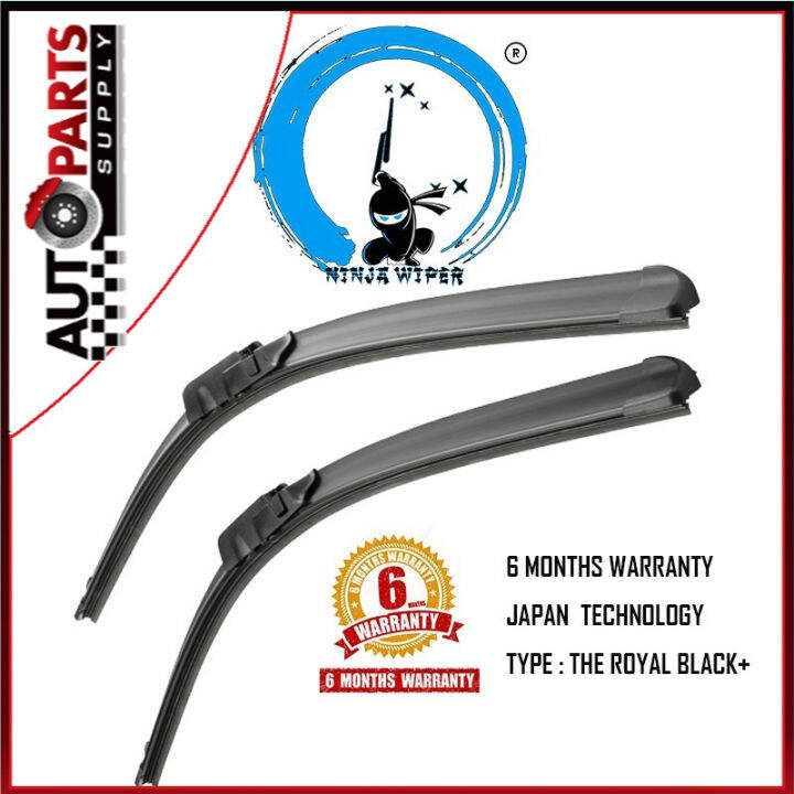 🇯🇵 Ninja Wiper 🇯🇵The Royal black+🇯🇵 Car Wiper Soft Hyper Rubber Wipers ...