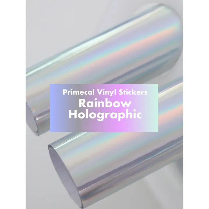 Primecal Opal Rainbow and Holographic Film Adhesive Vinyl Stickers ...