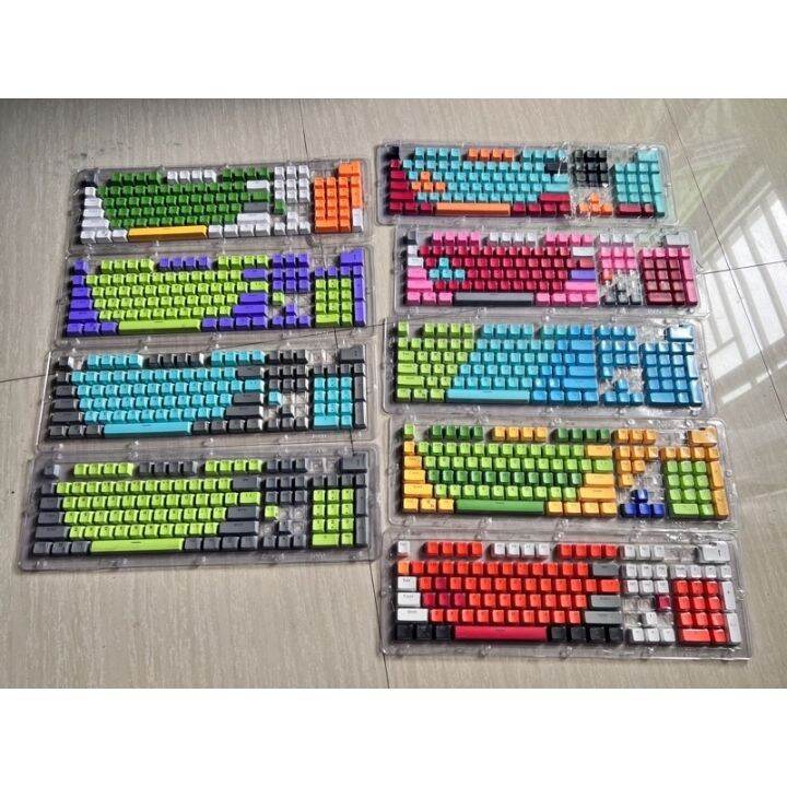 Open A [Original] PBT keycaps Full 106 Profile with numpad Universal ...