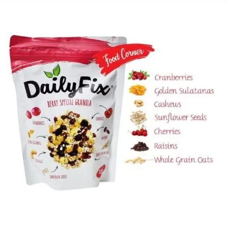 DailyFix Berry Special/ Strawberry Granola 350g 700g | Lazada PH
