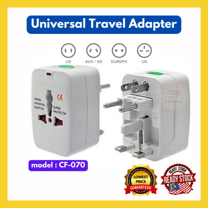 Universal Travel Adapter Plug All In One International Worldwide Travel Multi-function Power ...