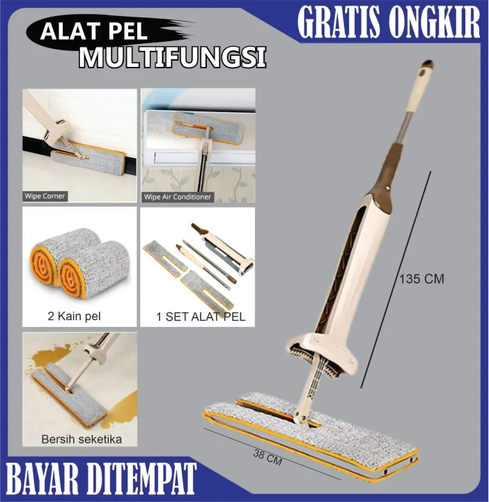 Alat Pel Lantai 2 Sisi Ultra Mop Cleanze - Ultra Mop Double Sided ...