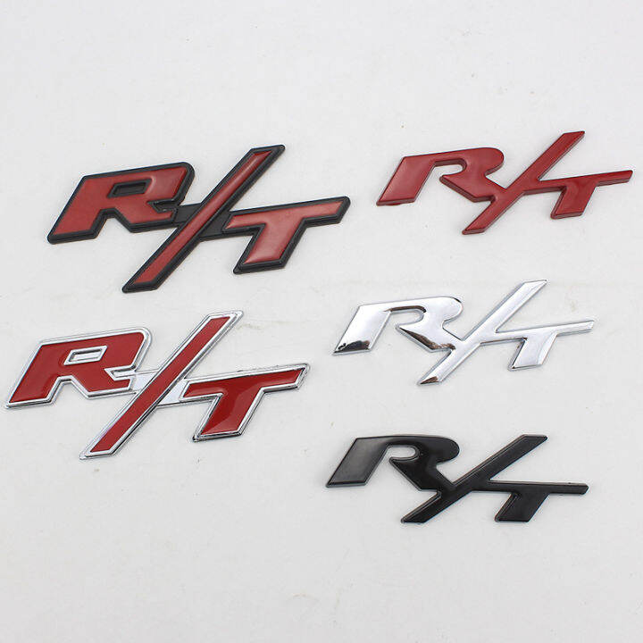 R/T letter emblem for Dodge Charger Durango R/T logo 3D Metal rear ...