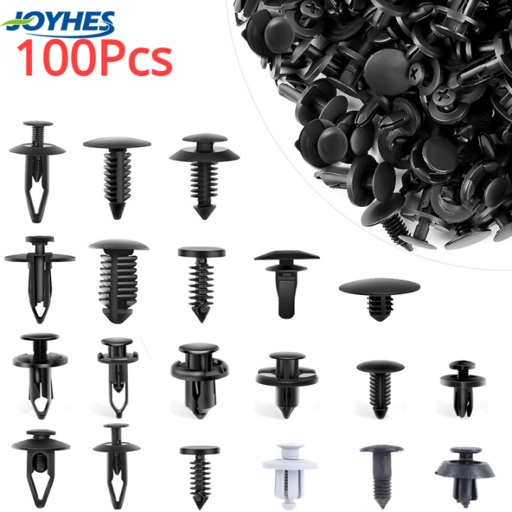 【JOYHES】100Pcs Mixed Car Screws Buckles Auto Bumper Door Fender Trim ...