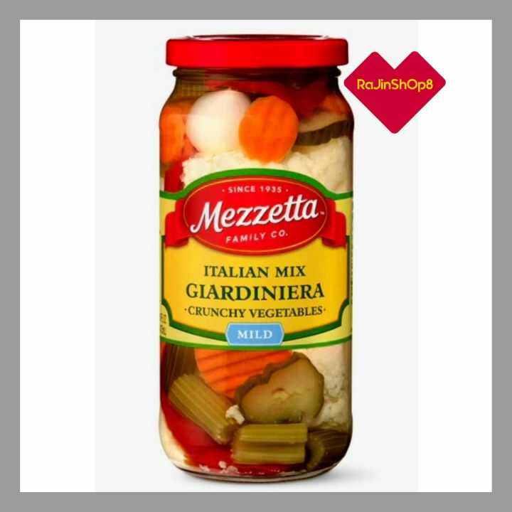 MEZZETTA MILD Italian Mix Giardiniera - Carrots, Cauliflower, Celery ...
