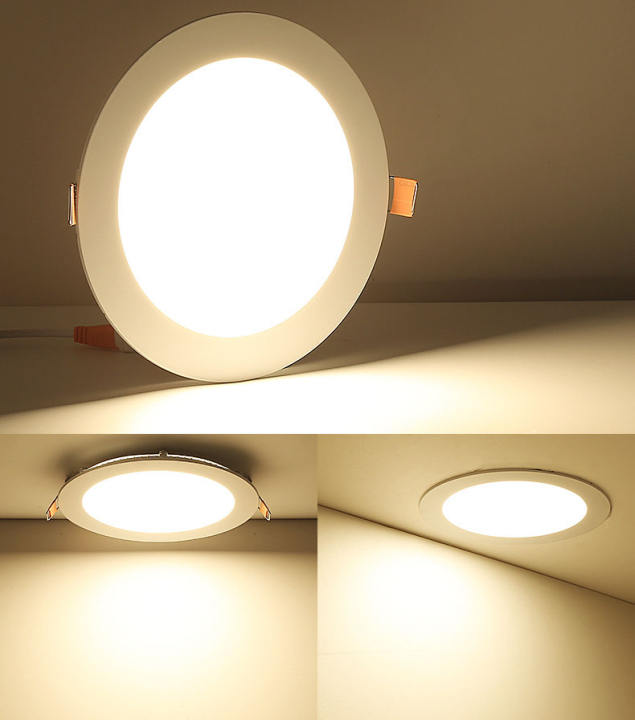 Tri color 6 watts led downlight, round led panel light Led down light ...