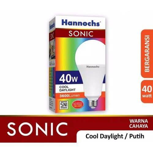 LAMPU LED 40W 40 WATT HANNOCHS SONIC - CAHAYA PUTIH | Lazada Indonesia