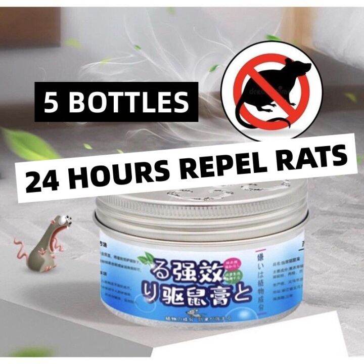 5 BOTTLES Rat Repellant Gel Rat Medicine Rat Killer Penghalau Tikus ...