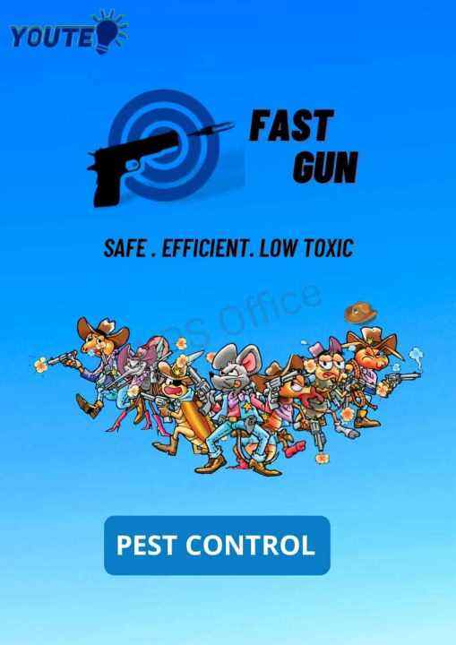 RACUN / POISON / BAIT Fast Gun Pest control Rat Poison[RACUN TIKUS][老鼠药 ...