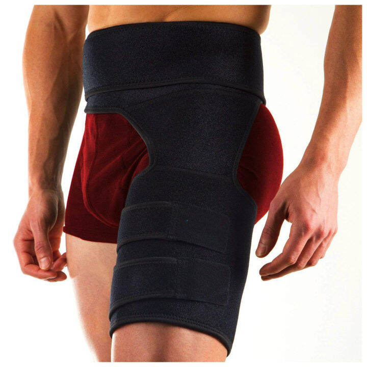 Men Women Adjustable Groin Support Wrap Hip Joint Support Waist Sacrum ...