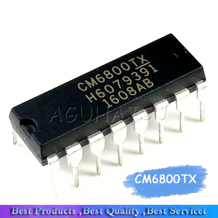 10ชิ้นCM6800 CM6800TXสายทั่วไปP DIP16เดิม | Lazada.co.th