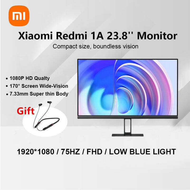 2023 NWE Xiaomi Redmi Monitor 1A 23.8 Inch 1080p HD IPS 75Hz Computer ...