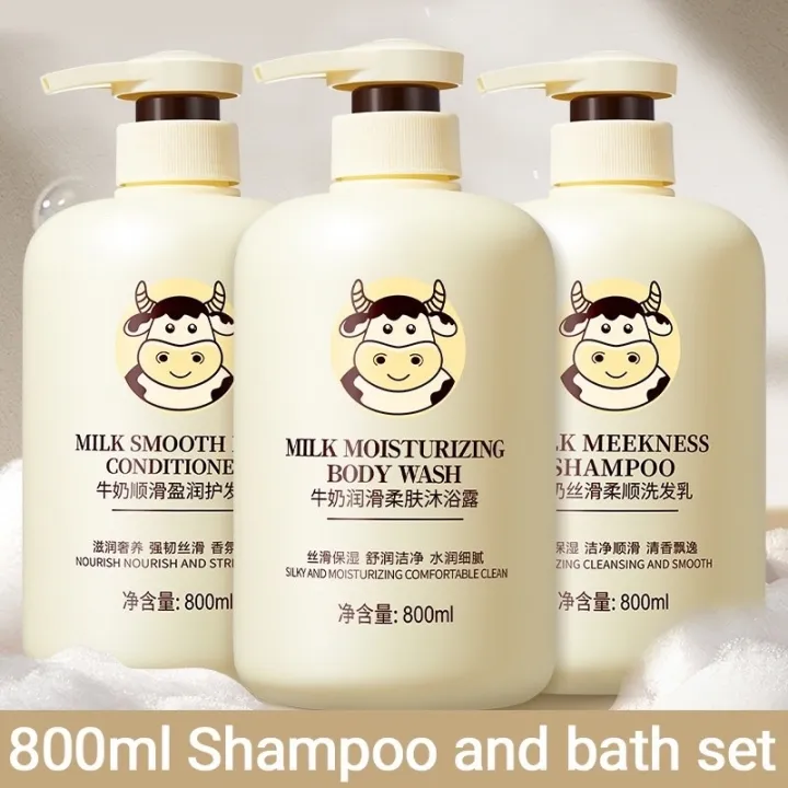 Hiisees Milk Moisturising Body Wash Silky body shampoo韩瑟非韩婵牛奶润滑柔沐浴露 ...