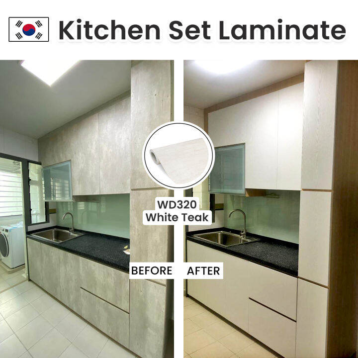 [Lovehouse] INFEEL Kitchen Cabinet Laminate / Kitchen Set / Kitchen ...