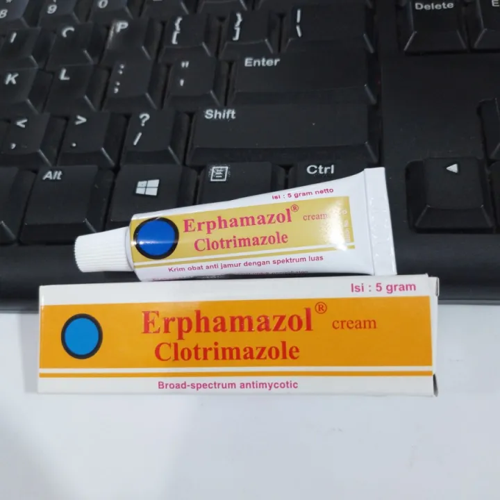 Salep Erphamazol Clotrimazole betamethasone Cream 5 gram Obat Salep ...