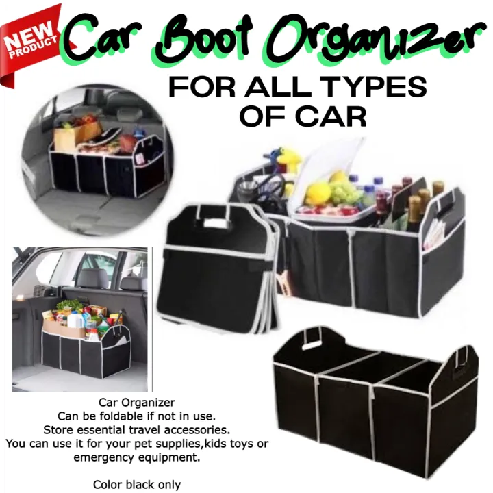 RM Car Boot Organizer Collapsible Storage Basket Fordable For Trunk COD ...
