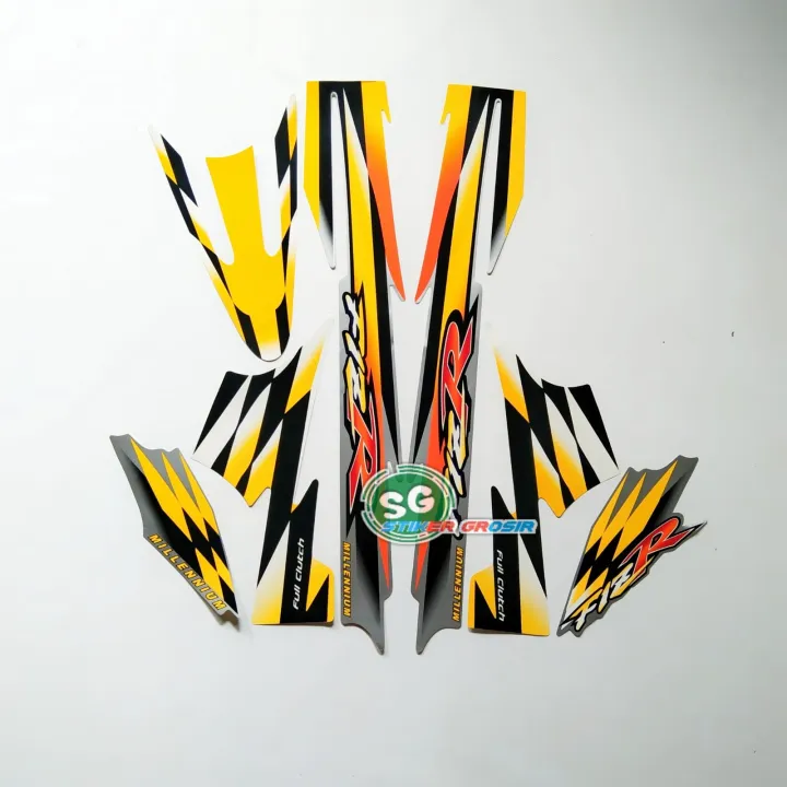 STIKER STRIPING LIS BODY F1ZR FIZ R MILENIUM KUNING STANDAR | Lazada ...
