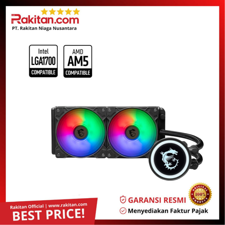 MSI MAG CoreLiquid B240 CPU Cooler Liquid Fan 240mm | Lazada Indonesia