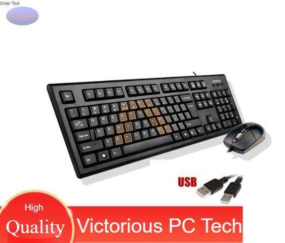 A4tech KRS-8372 USB Keyboard and USB Mouse Combo 2 in 1 | Lazada PH