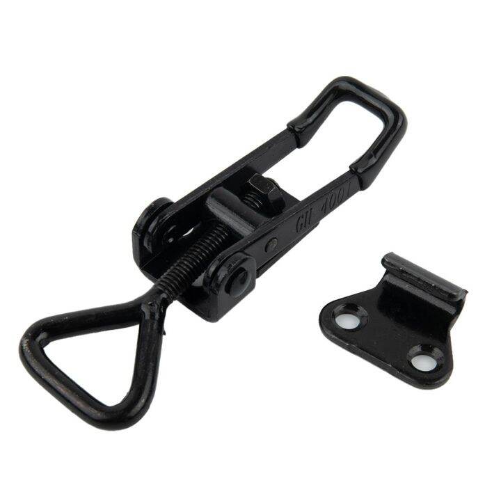 Unnicoco GH-4001 Black Adjustable Toggle Clamp Steel High Quality Hasp ...