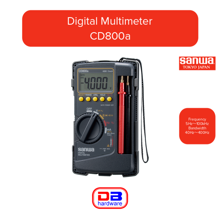 Sanwa Digital Multimeter CD800a | Lazada