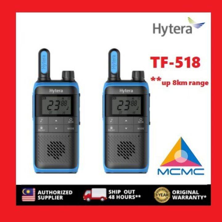 [ Local Ready Stocks + SIRIM APPROVED] Hytera Push 2 Talk Walkie Talkie ...