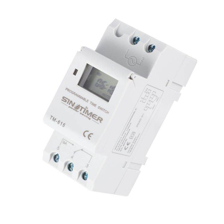 Sinotimer Tm 615h 30a Electronic Weekly 7 Days Programmable Digital
