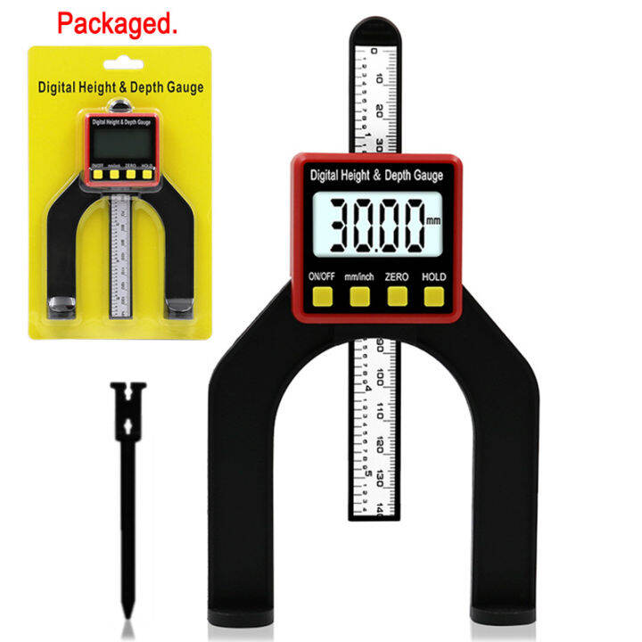 Digital Depth Gauge LCD Height Gauges Calipers With Magnetic Feet For ...