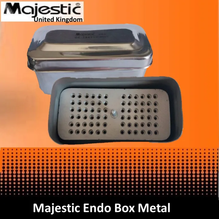 Majestic Dental Endo Box Metal Stainless Steel 72 Holes-Silver | Lazada PH