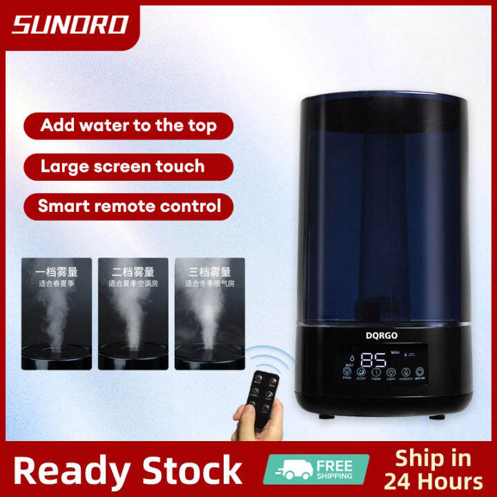 SUNORO 4L Air Diffuser Humidifier Smart Ultrasonic Remote Control ...