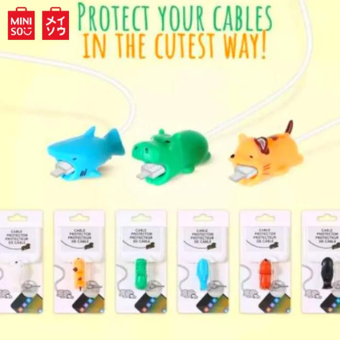 Miniso Cable Protector Animal Designs Cable Organizer / Cable Clips for ...
