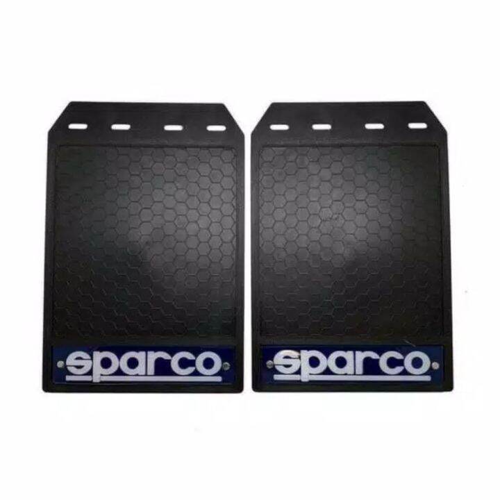 karpet lumpur/mudguard roda mobil universal hitam sparco | Lazada Indonesia