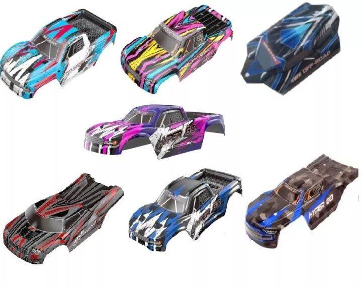 MJX Hyper Go H16H H16E 16207 16208 16209 16210 1/16 Brushless R/C Truck ...