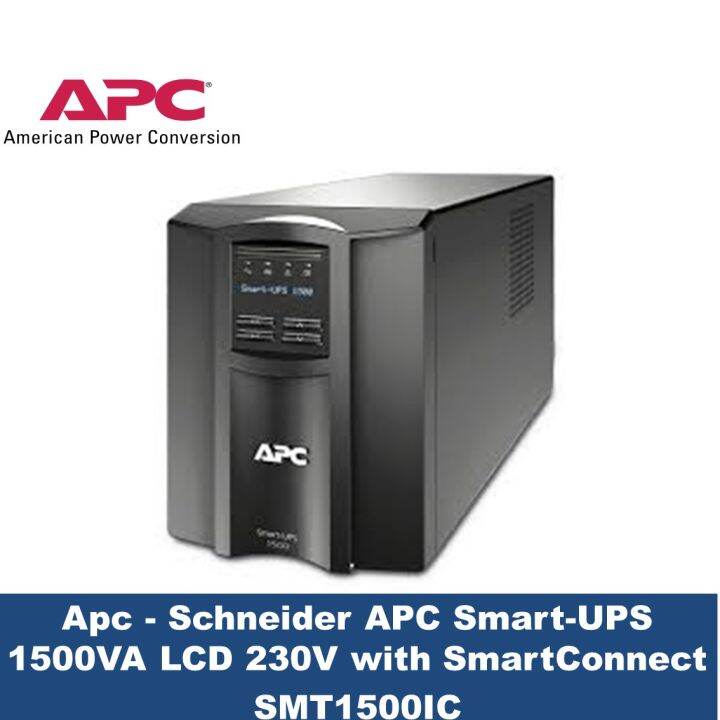 APC SMT1500IC Smart-UPS 1500VA LCD 230V with SmartConnect | Lazada ...