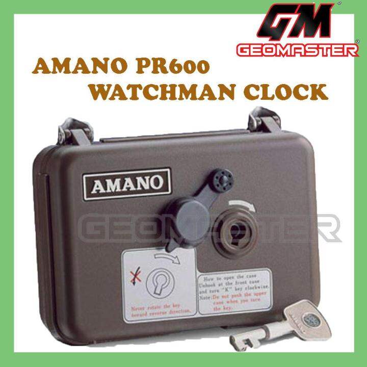 AMANO WATCHMAN CLOCK AMANO PR600 | Lazada