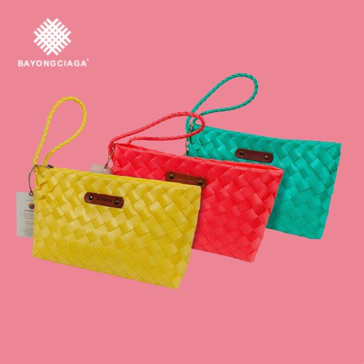 Bayongciaga Luxe Bayong Pouch with Wristlet | Lazada PH