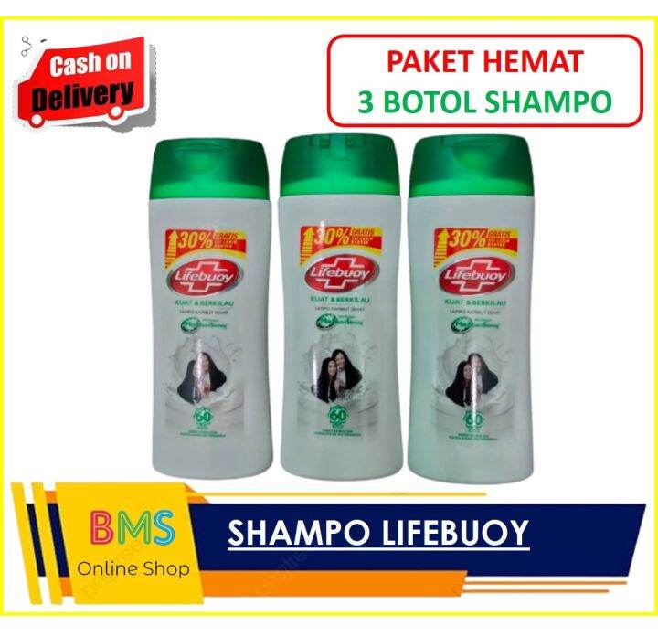 PAKET HEMAT 3 BOTOL SHAMPO SAMPO LIFEBUOY UKURAN 70 PLUS 21 ML PROMO ...