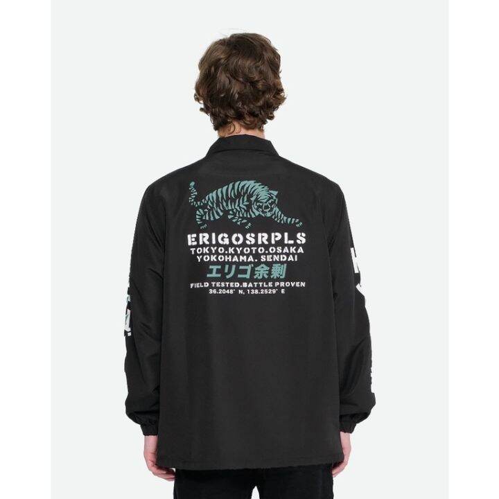 Erigo Coach Jacket Surplus Black Unisex | Lazada PH