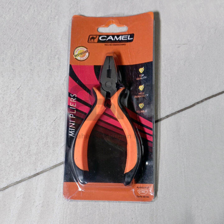 Tang Karet Mini 4.5 " Camel / Tang Kombinasi CML Kecil / Combination Pliers | Lazada Indonesia